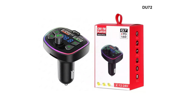 Bluetooth FM трансмитер с уникален дизайн и LED подсветка - DU72 ᐉ 22 ...